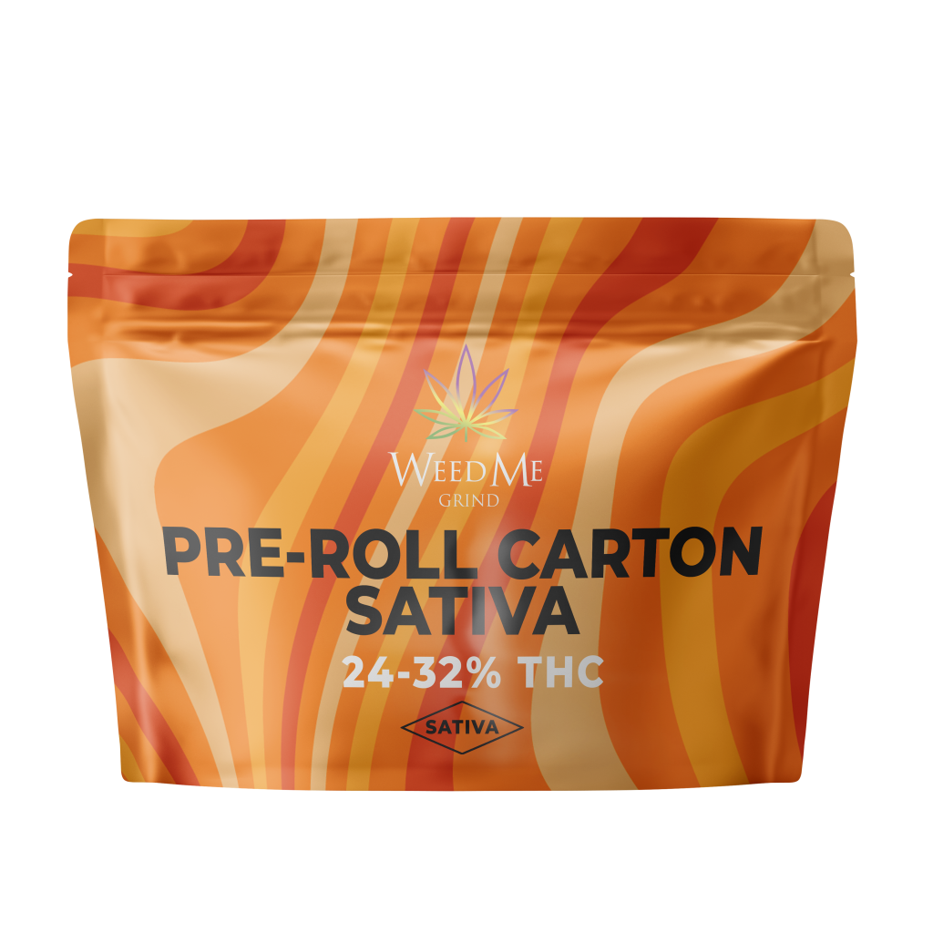 Pre Roll Carton Sativa | 80 Pre-Rolls x 0.35g Carton | WeedMe.ca